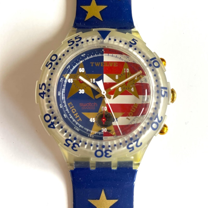 Swatch stop watch vintage - Etsy.de