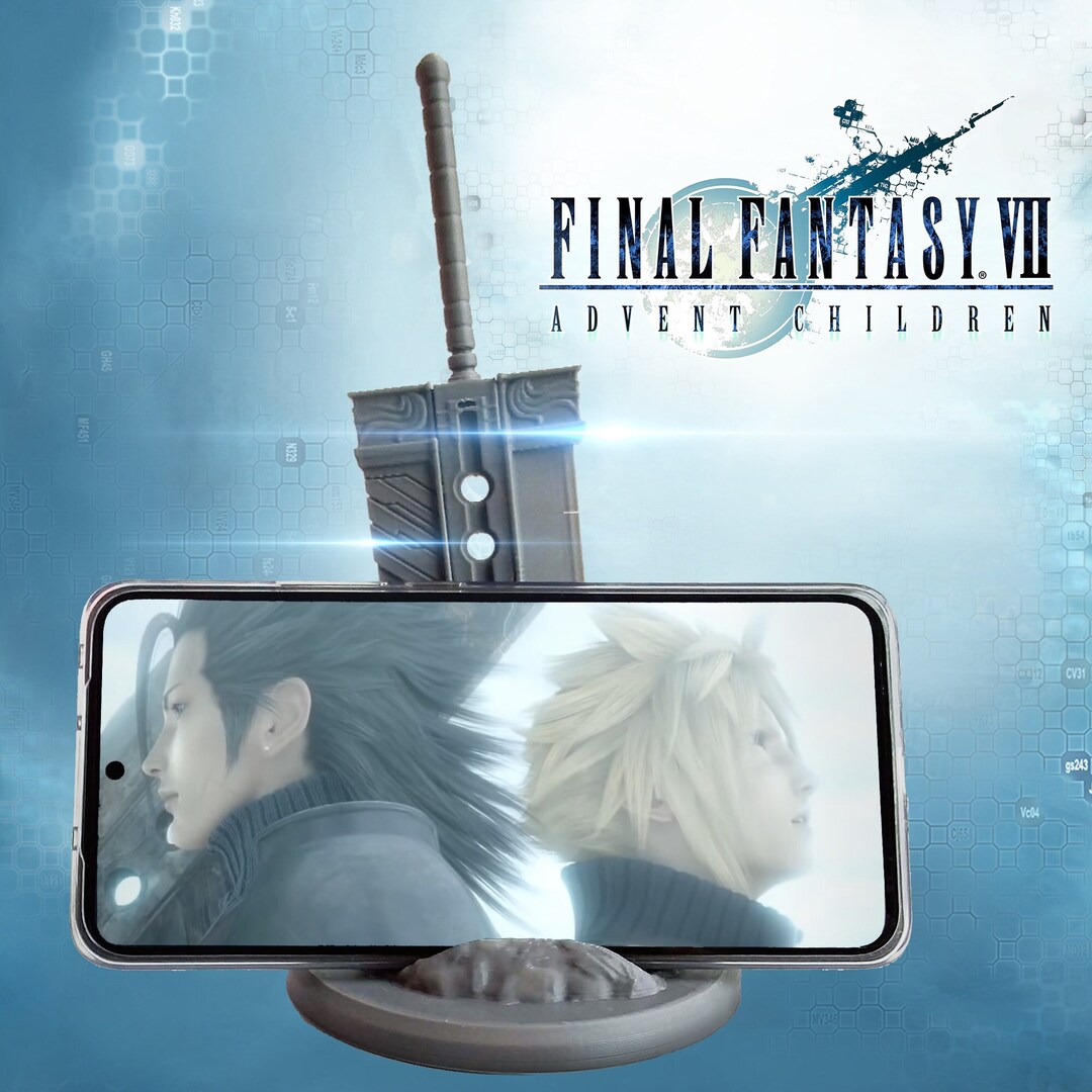 FF7 Buster Sword Phone Holder - DIGITAL 3D .STL File for 3D Print- - Etsy