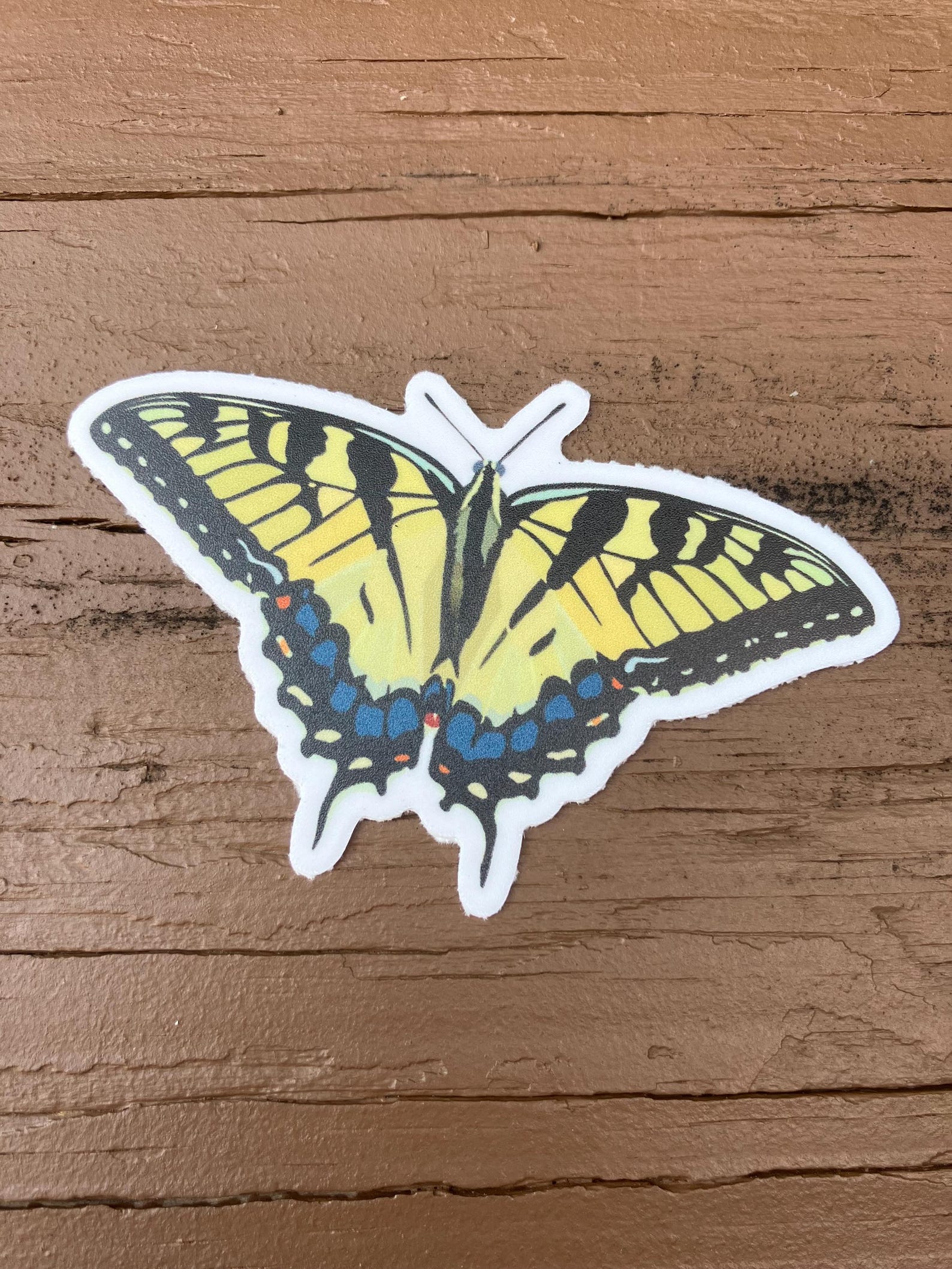 Eastern Tiger Swallowtail Sticker, Butterfly Vinyl Sticker - Etsy