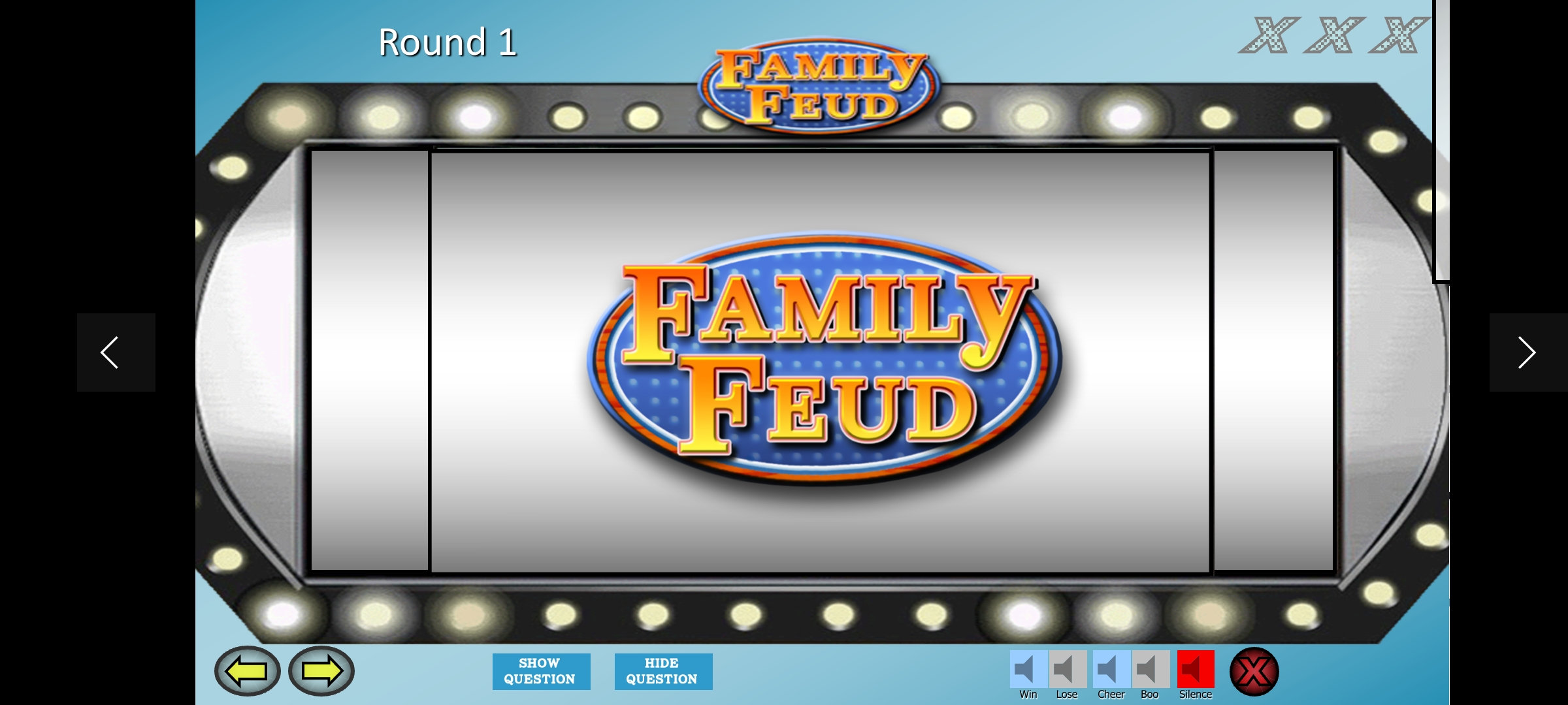 Editable Custom Feud Family – Family Feud Game Template – PING