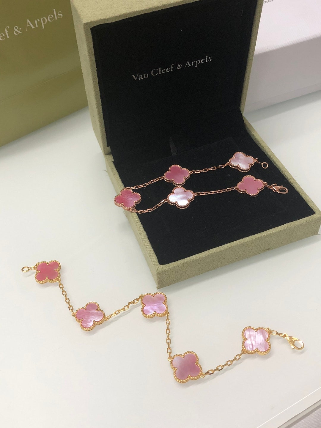 Clover Van Cleef and Arpels Bracelet/necklace Combo Brand New - Etsy