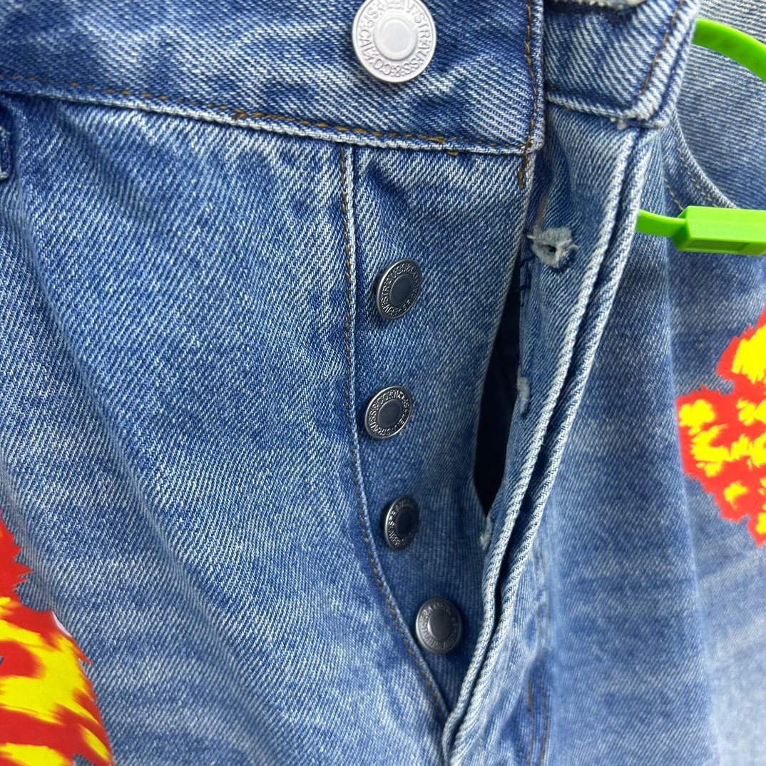 Offset Denim Tears Jeans Levi's Light Wash Brand New - Etsy