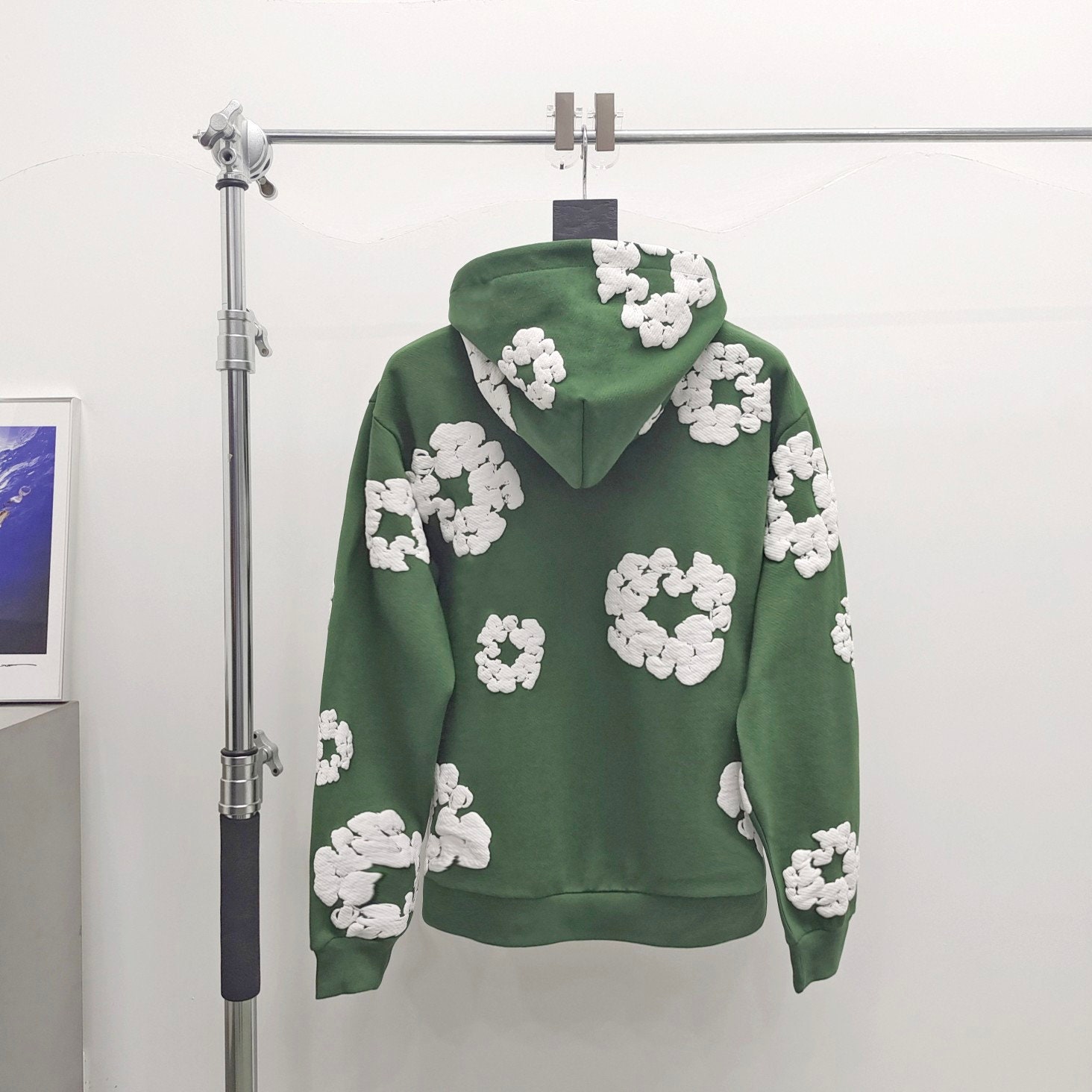 Denim Tears Hoodie the Cotton Wreath Sweatshirt Green Brand - Etsy