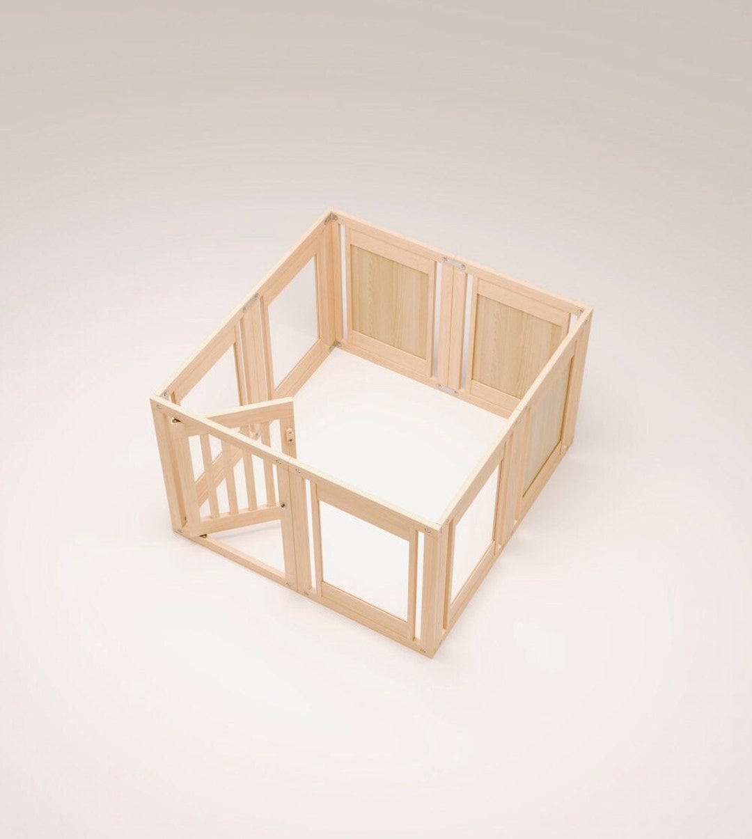 Achie Pet Play Pen Modern Dog Pen, Wooden Puppy, Modular Design - Etsy