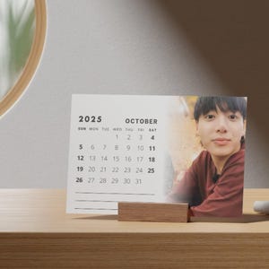 BTS JUNGKOOK Calendar 2025 Jeon Jungkook Desk Calendar 2025 Digital ...