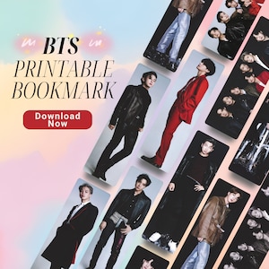 BTS Printable Digital Bookmark | BTS Dicon Vol. 10 | Instant Download ...