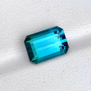 Natural Blue Tourmaline Stone - Etsy