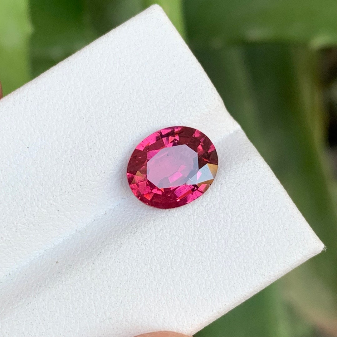 Faceted Raspberry Garnet - Etsy