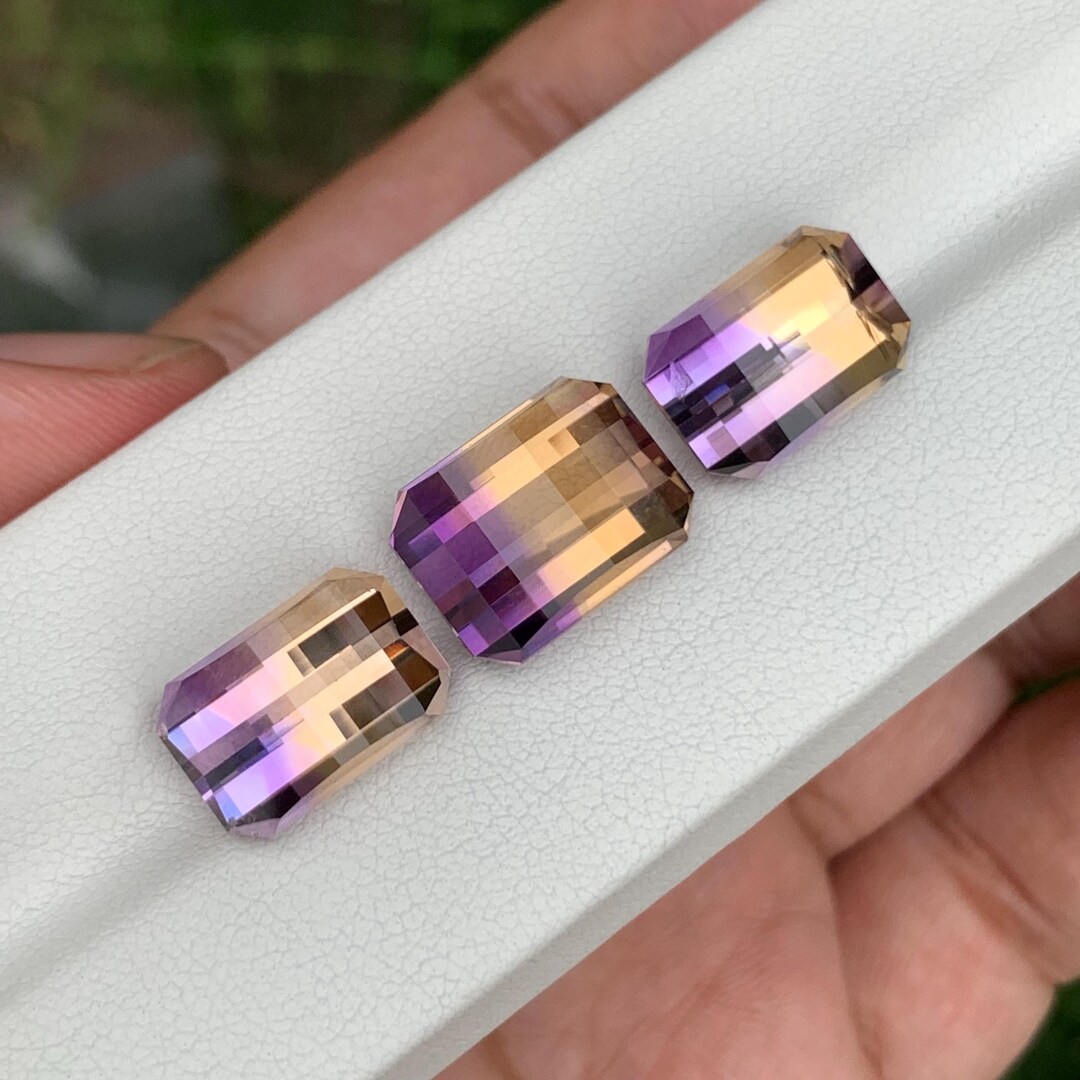 Ametrine Pixel Cut Bolivia - Etsy