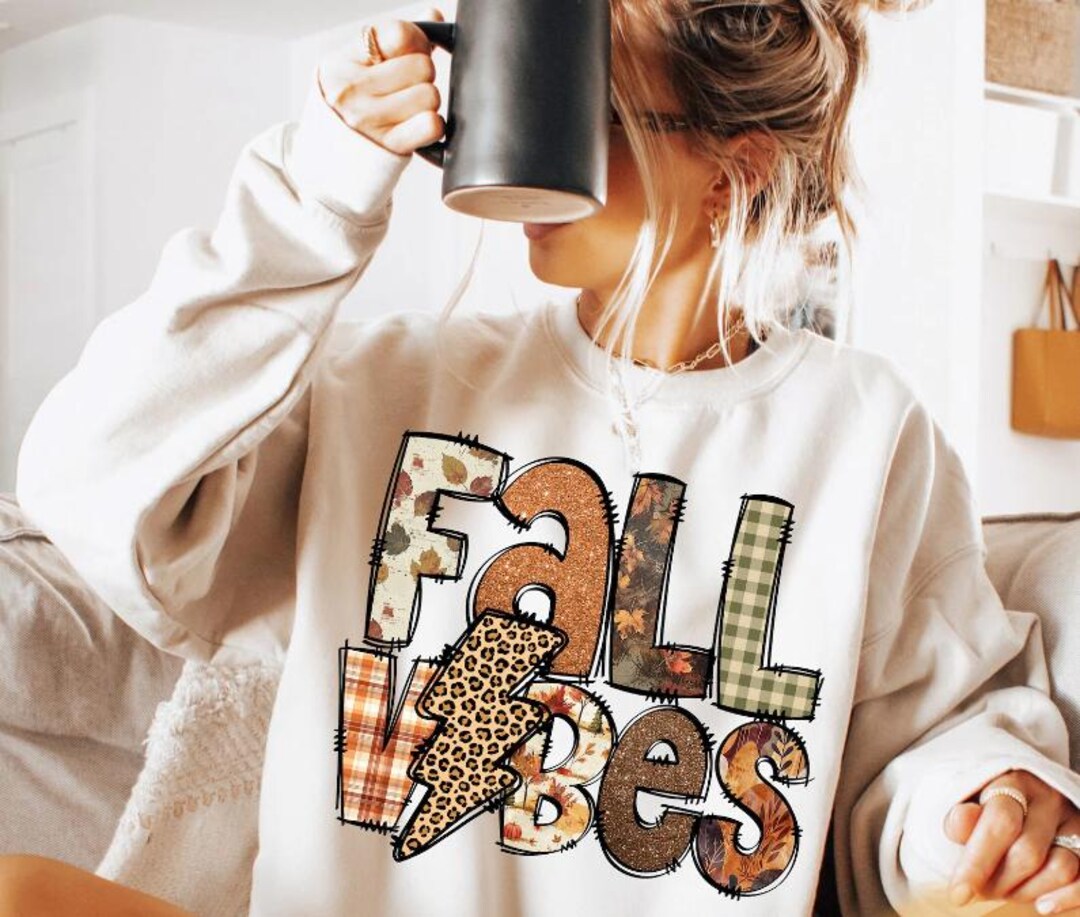 Fall Vibes PNG, Fall Shirt Png, Retro Fall Png, Autumn Design Png ...