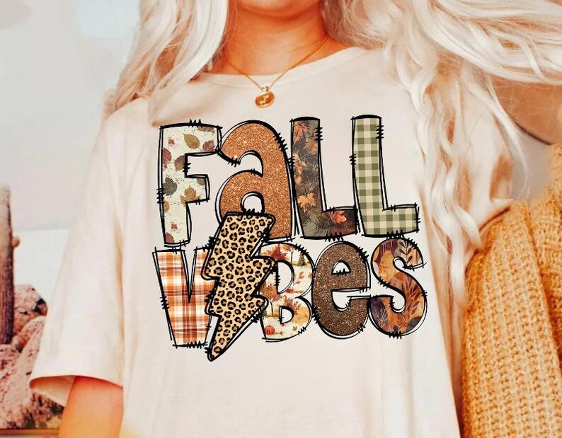 Fall Vibes PNG, Fall Shirt Png, Retro Fall Png, Autumn Design Png ...