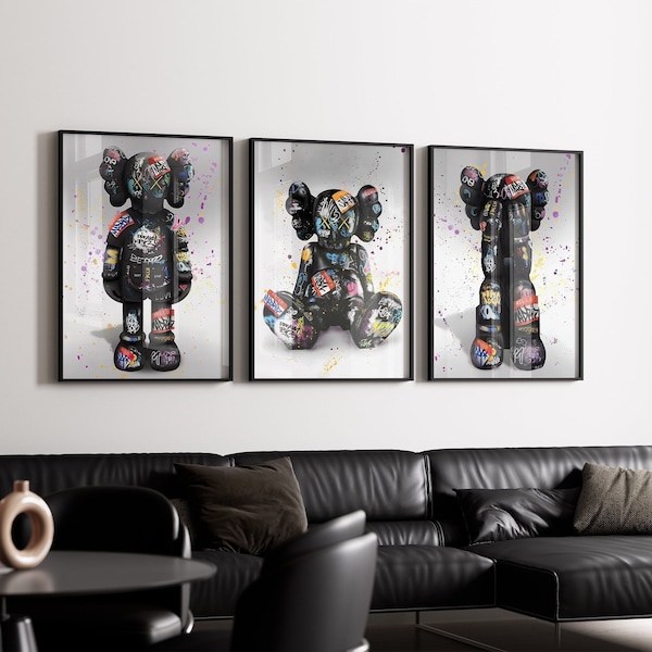 Kaws Poster - Etsy