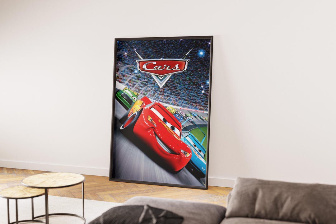 Lightning Mcqueen Cars Poster Cartoon Posters Animation Posters