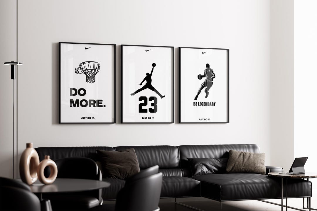Set of 3 Air Jordan Posters, Sneaker Wall Art, Nike Jordan 1 Prints ...