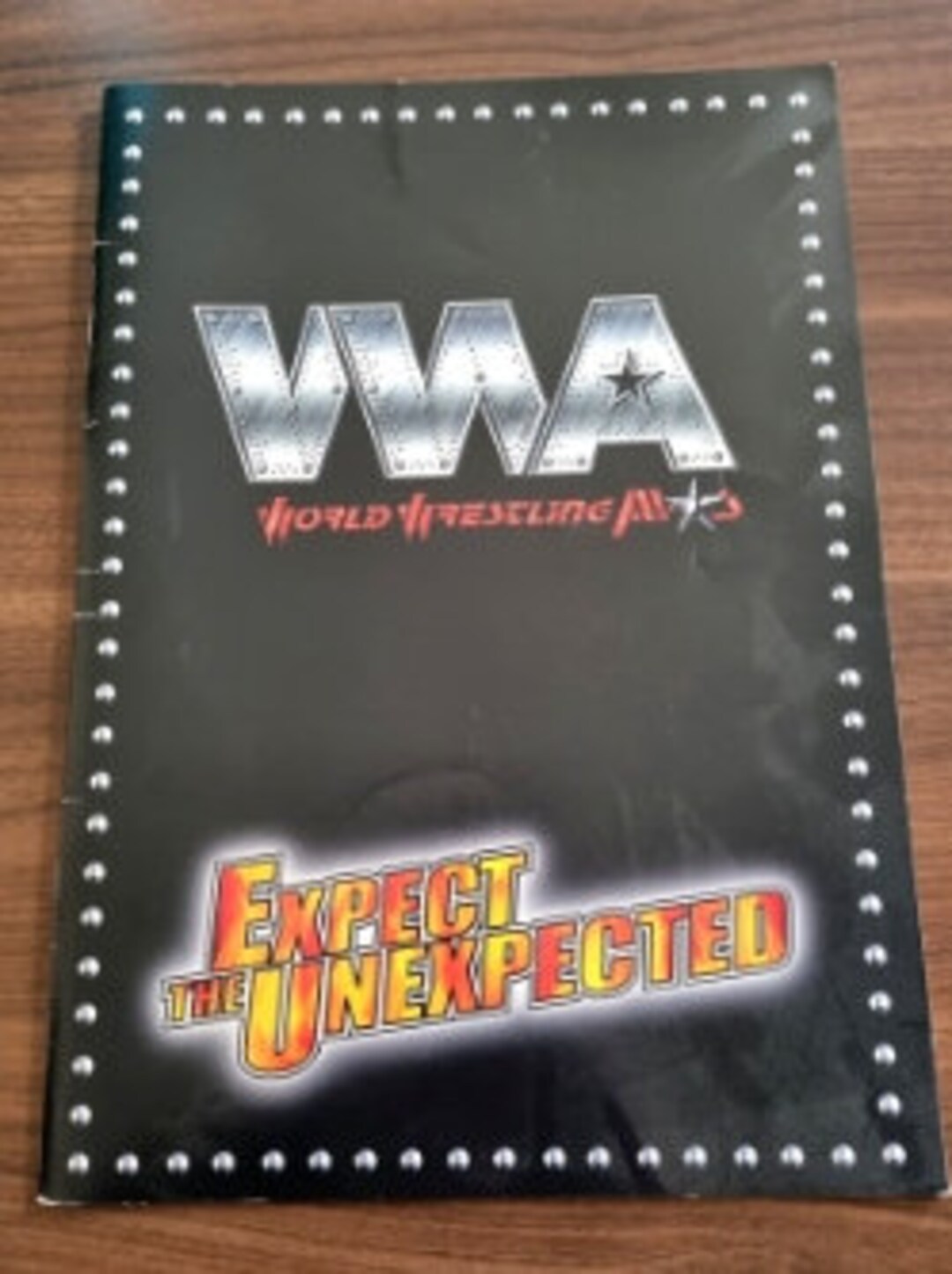 WWA Signed Expect the Unexpected Tour Perth Program WWF WWE Wrestling ...