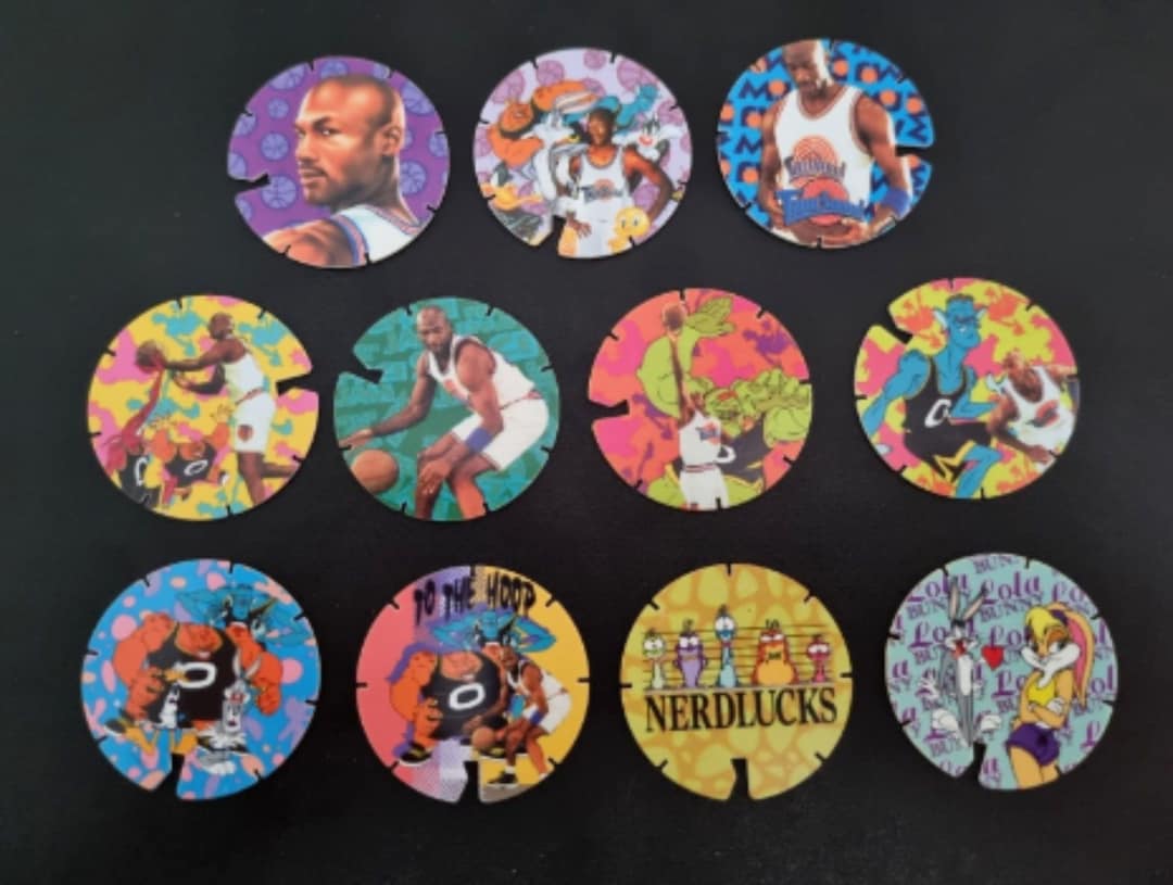 SPACE JAM X 15 Flying Disc 1996 Tazos Pogs Trading Cards - Etsy