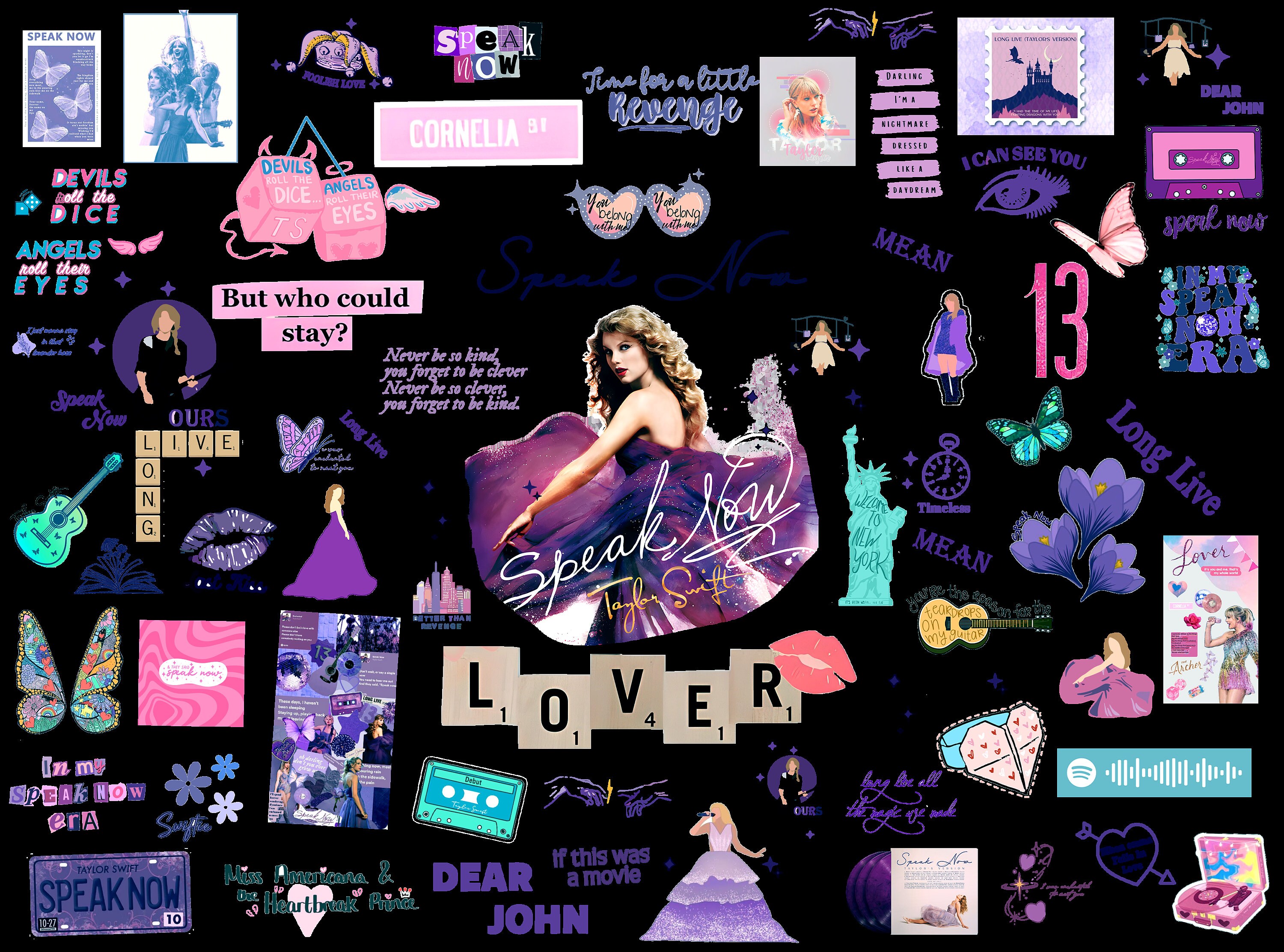 Taylor Leather Handbag,Album Speak Now, Eras Leather Leather handbag ...