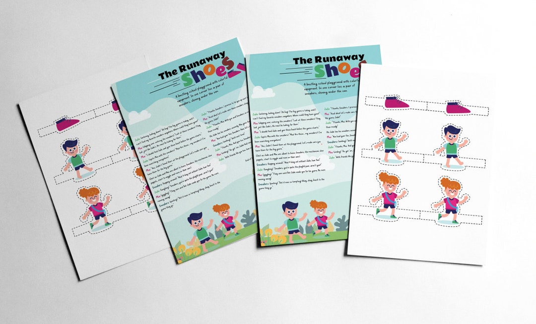 Finger Puppet Fun Educational Toy, the Runaway Shoes, Animal Finger ...