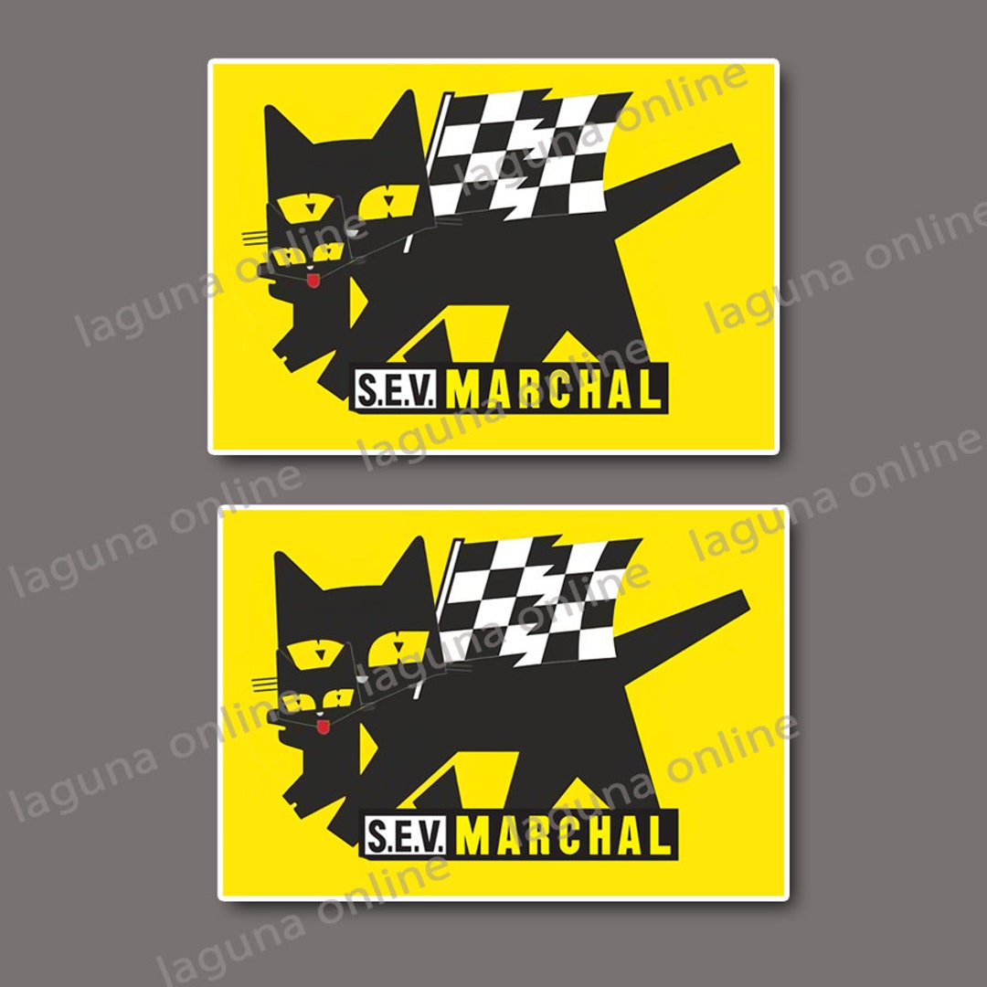 S.E.V. MARCHAL Logo Gloss Weatherproof Decal Sticker 9 - Etsy