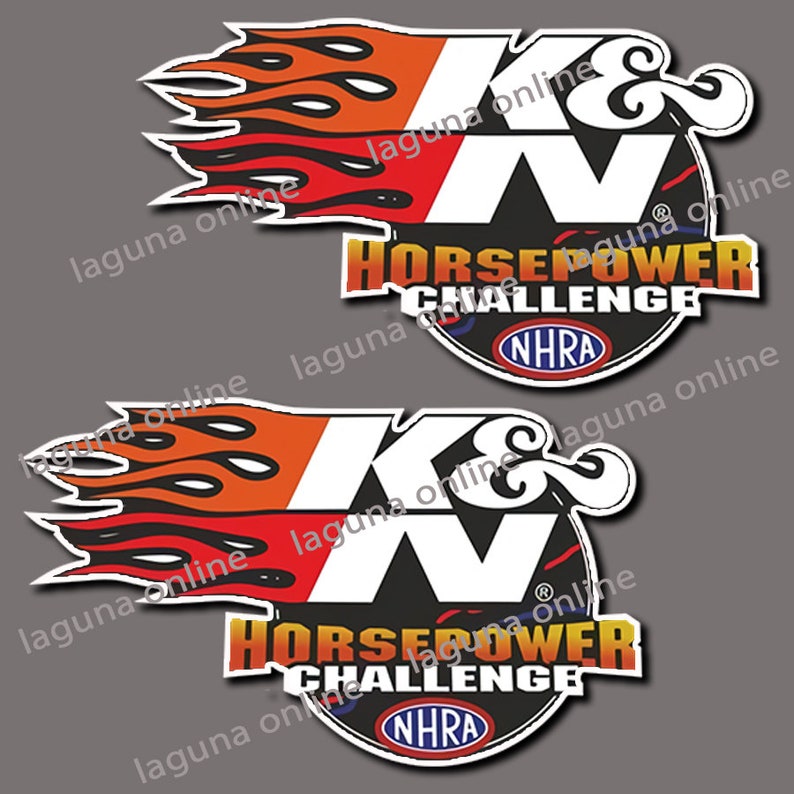 K&N Logo Gloss Weatherproof Decal Sticker 2 - Etsy