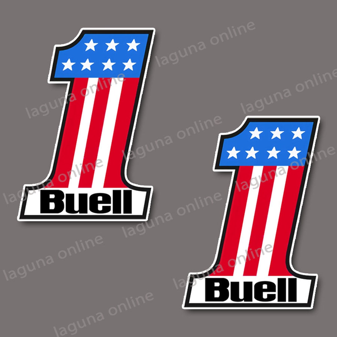 Buell Logo Gloss Weatherproof Decal Sticker 8 - Etsy