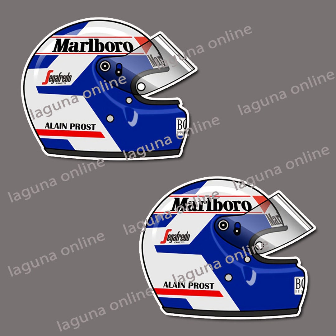 Alain Prost Pinup Logo Gloss Weatherproof Decal Sticker - Etsy