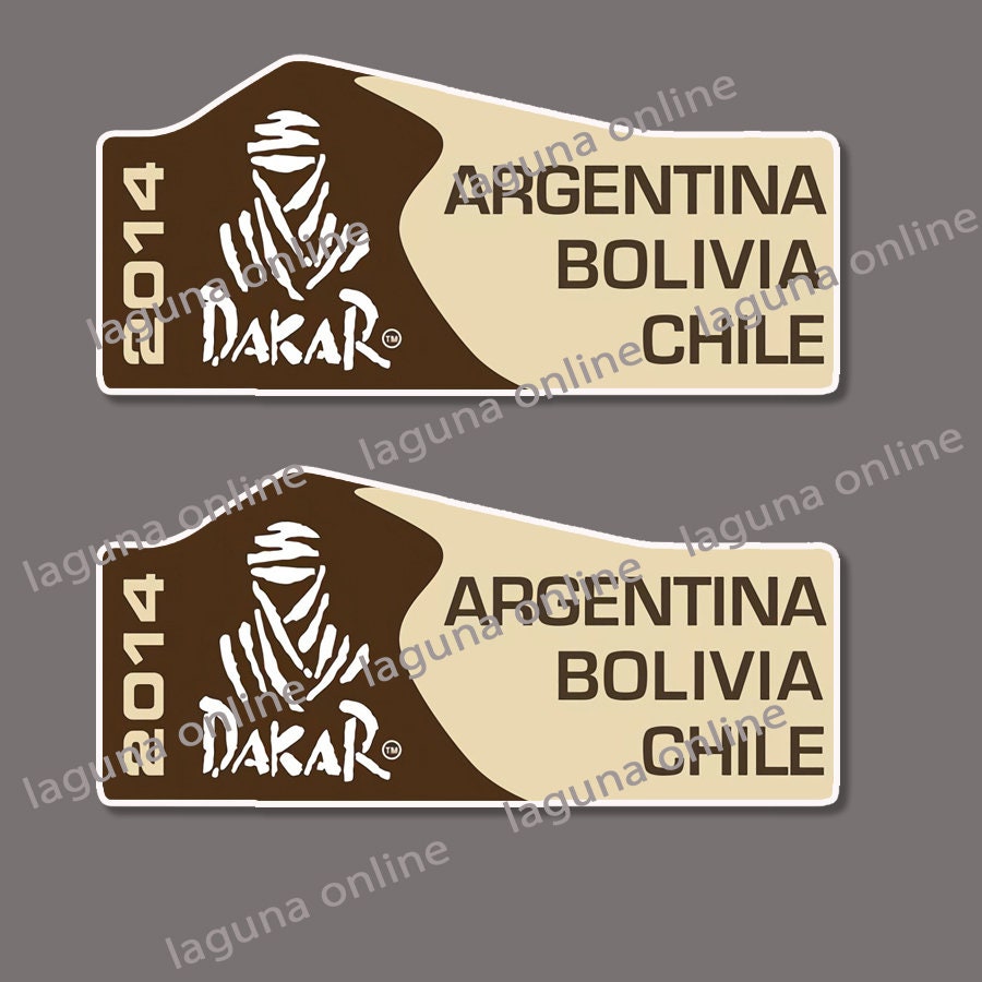 Dakar Rally Logo Gloss Weatherproof Decal Sticker 3 - Etsy