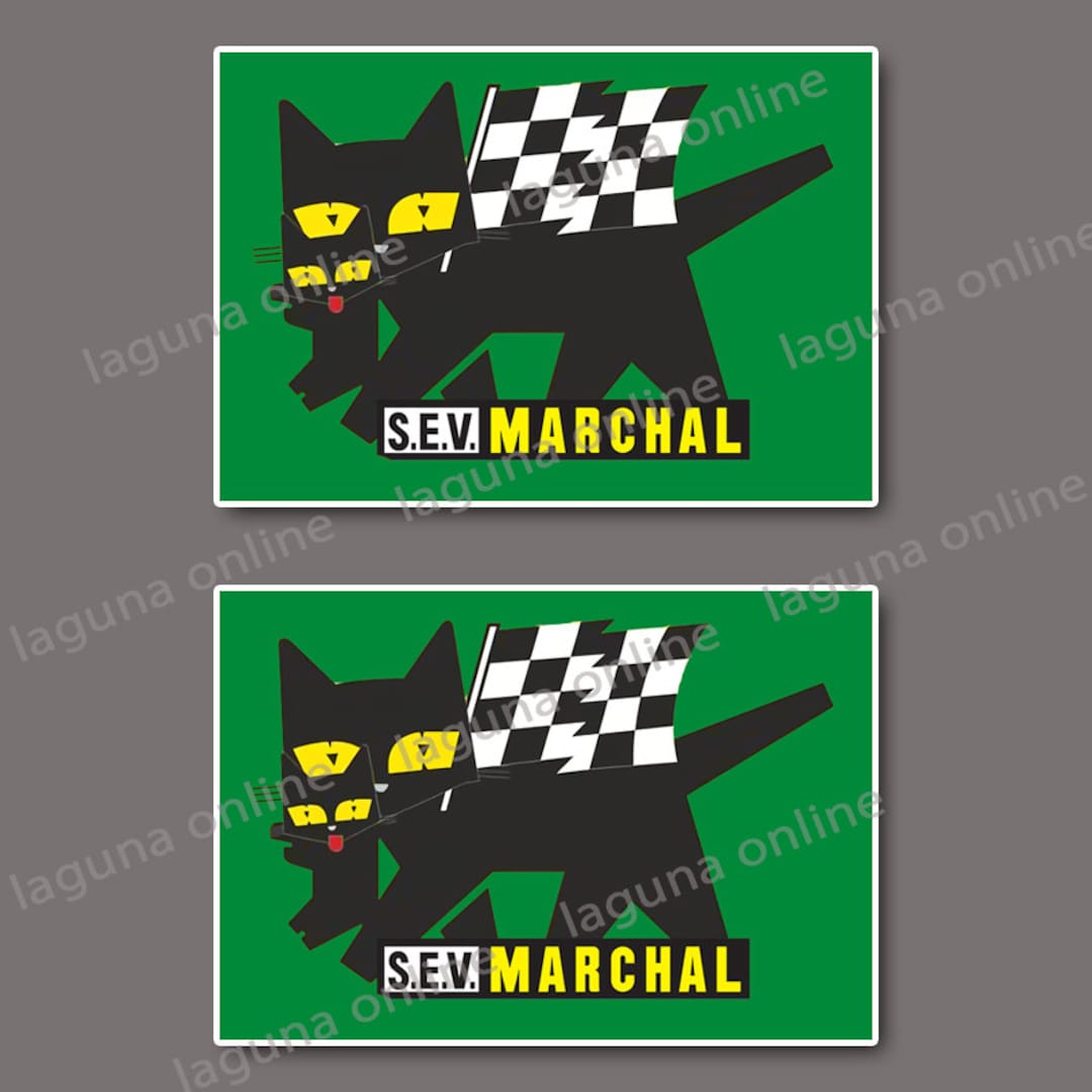 S.E.V. MARCHAL Logo Gloss Weatherproof Decal Sticker 11 - Etsy
