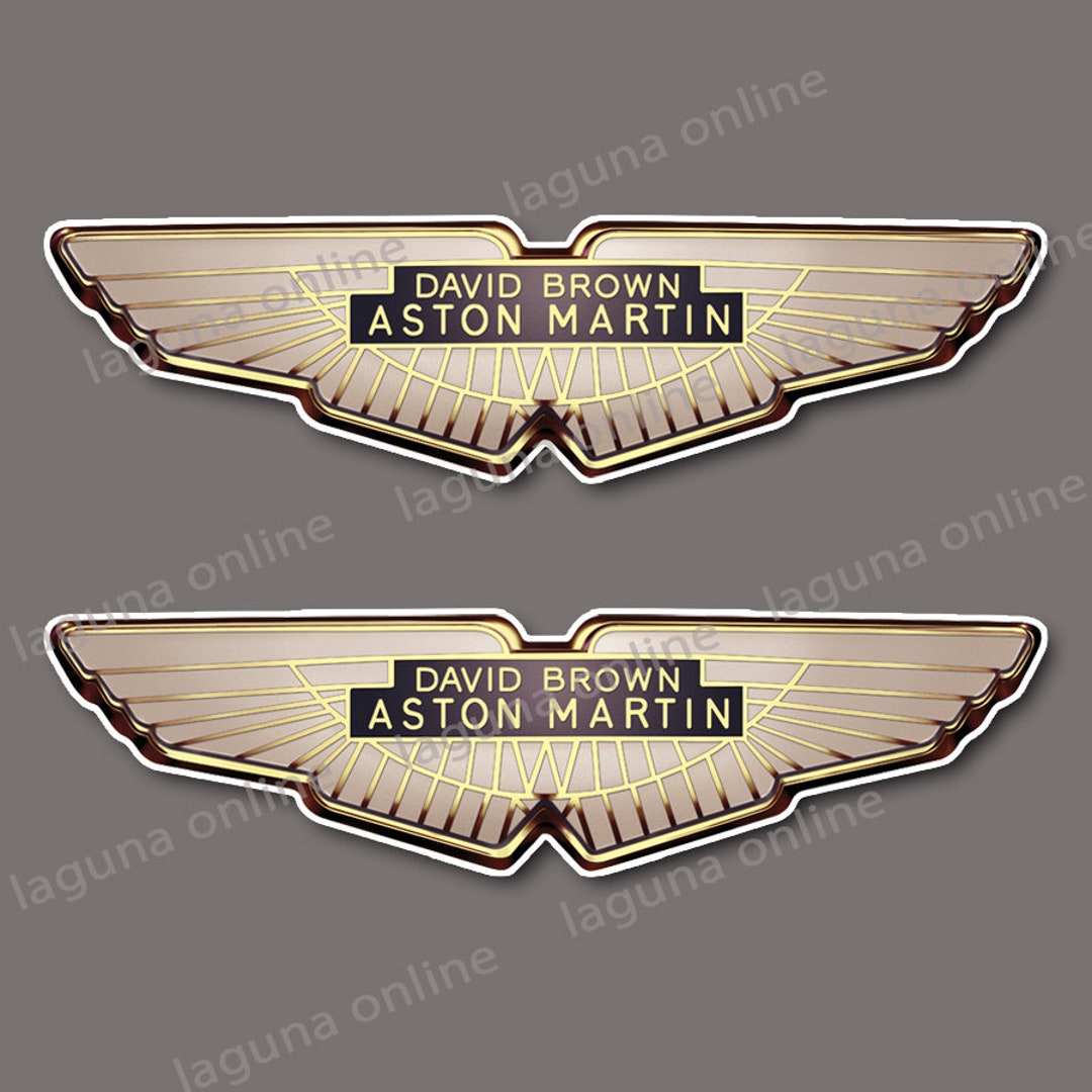 ASTON MARTIN Logo Gloss Weatherproof Decal Sticker 2 - Etsy