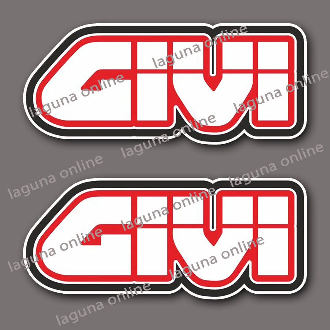 Givi Logo Gloss Weatherproof Decal Sticker 2 - Etsy