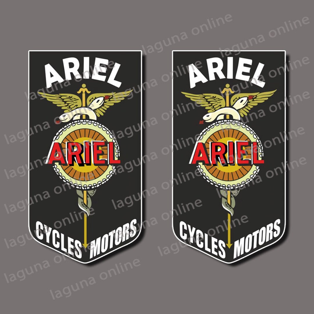 Ariel Logo Gloss Weatherproof Decal Sticker - Etsy