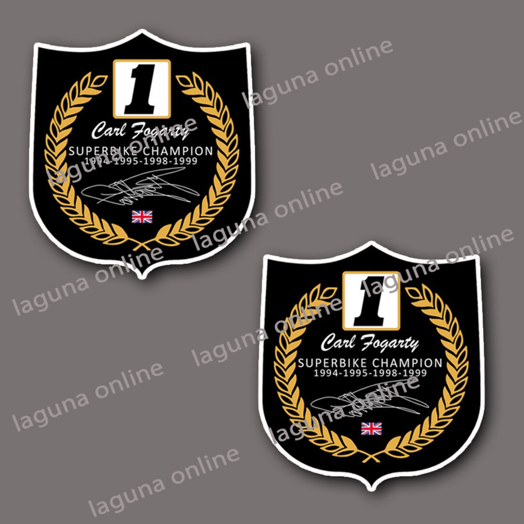 Carl Forgarty Logo Gloss Weatherproof Decal Sticker - Etsy