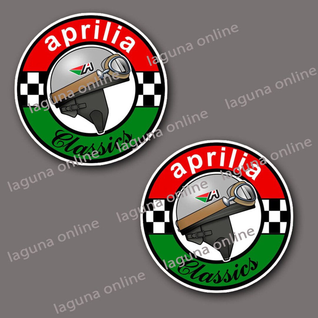 Aprilia Classics Logo Gloss Weatherproof Decal Sticker - Etsy