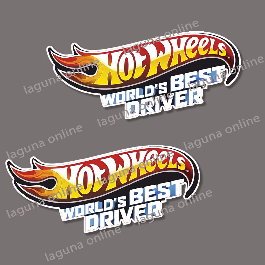 Hot Wheels Logo Gloss Weatherproof Decal Sticker 1 - Etsy