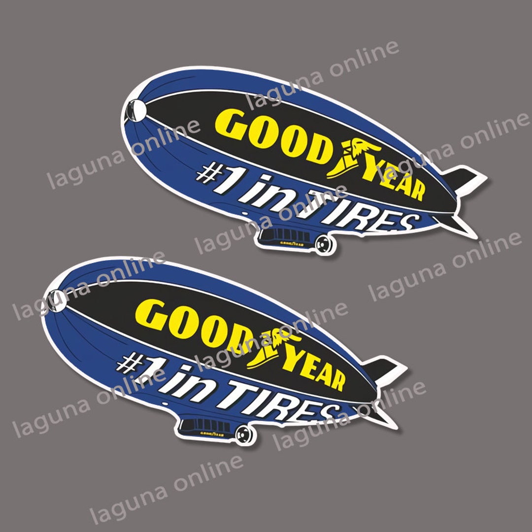 Goodyear Logo Gloss Weatherproof Decal Sticker 3 - Etsy