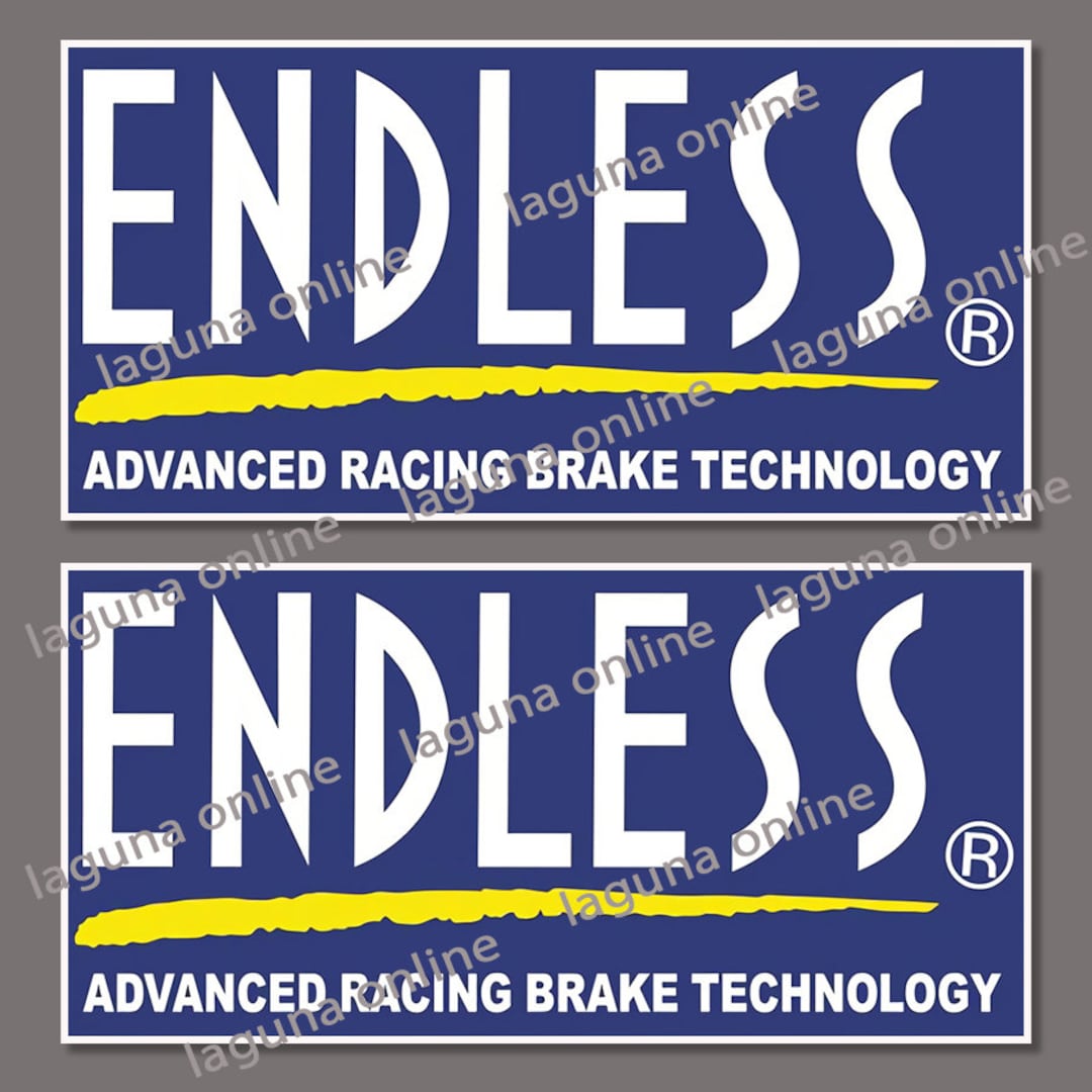 Endless Racing Brake Logo Gloss Weatherproof Decal Sticker - Etsy