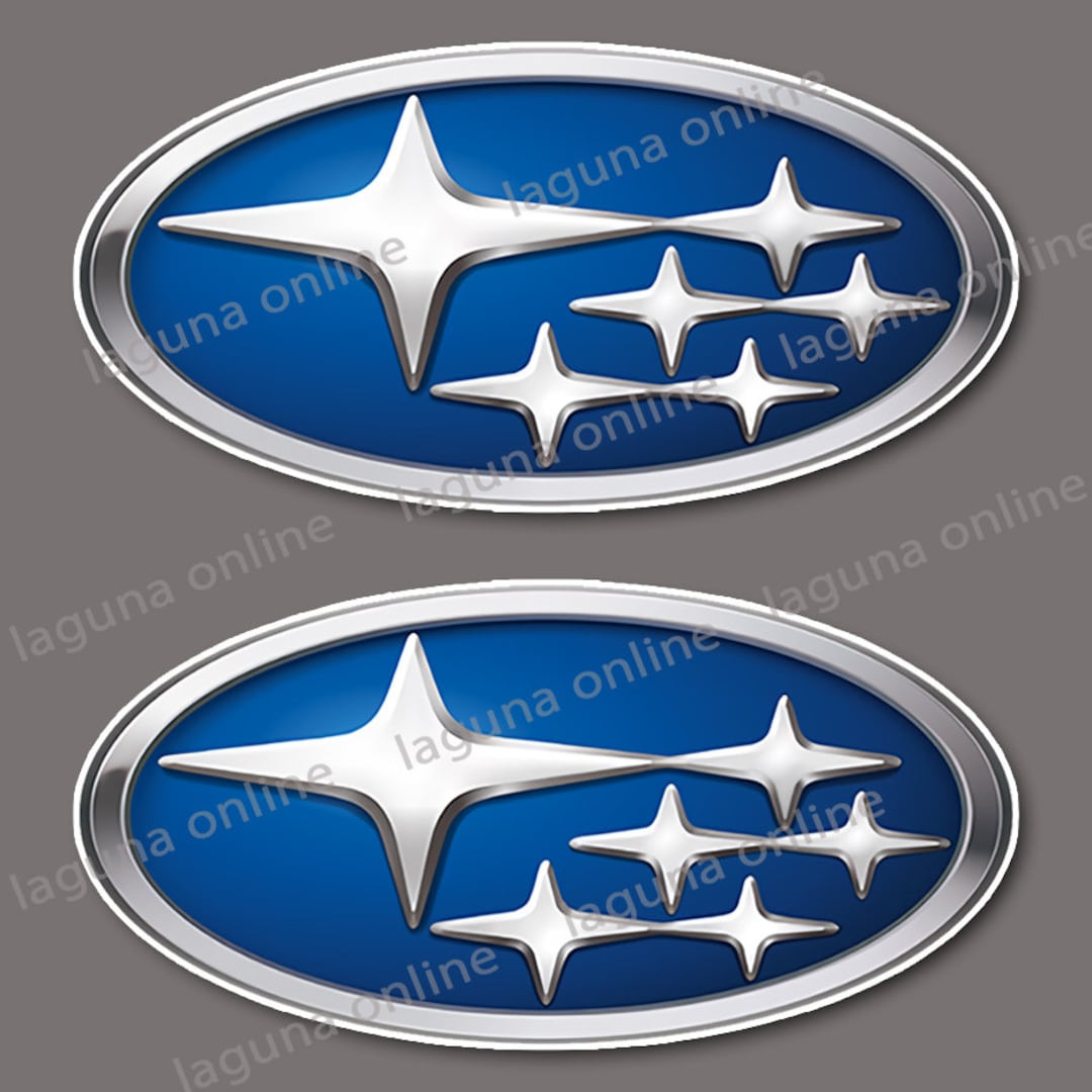 SUBARU Logo Gloss Weatherproof Decal Sticker - Etsy