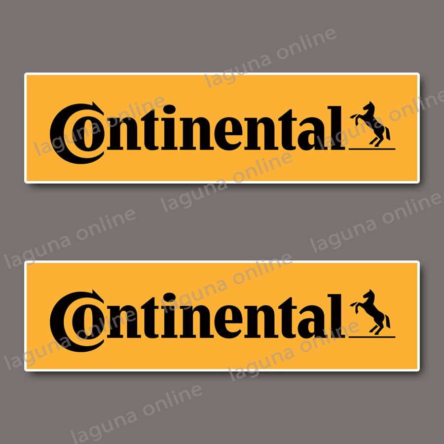 Continental Logo Gloss Weatherproof Decal Sticker - Etsy