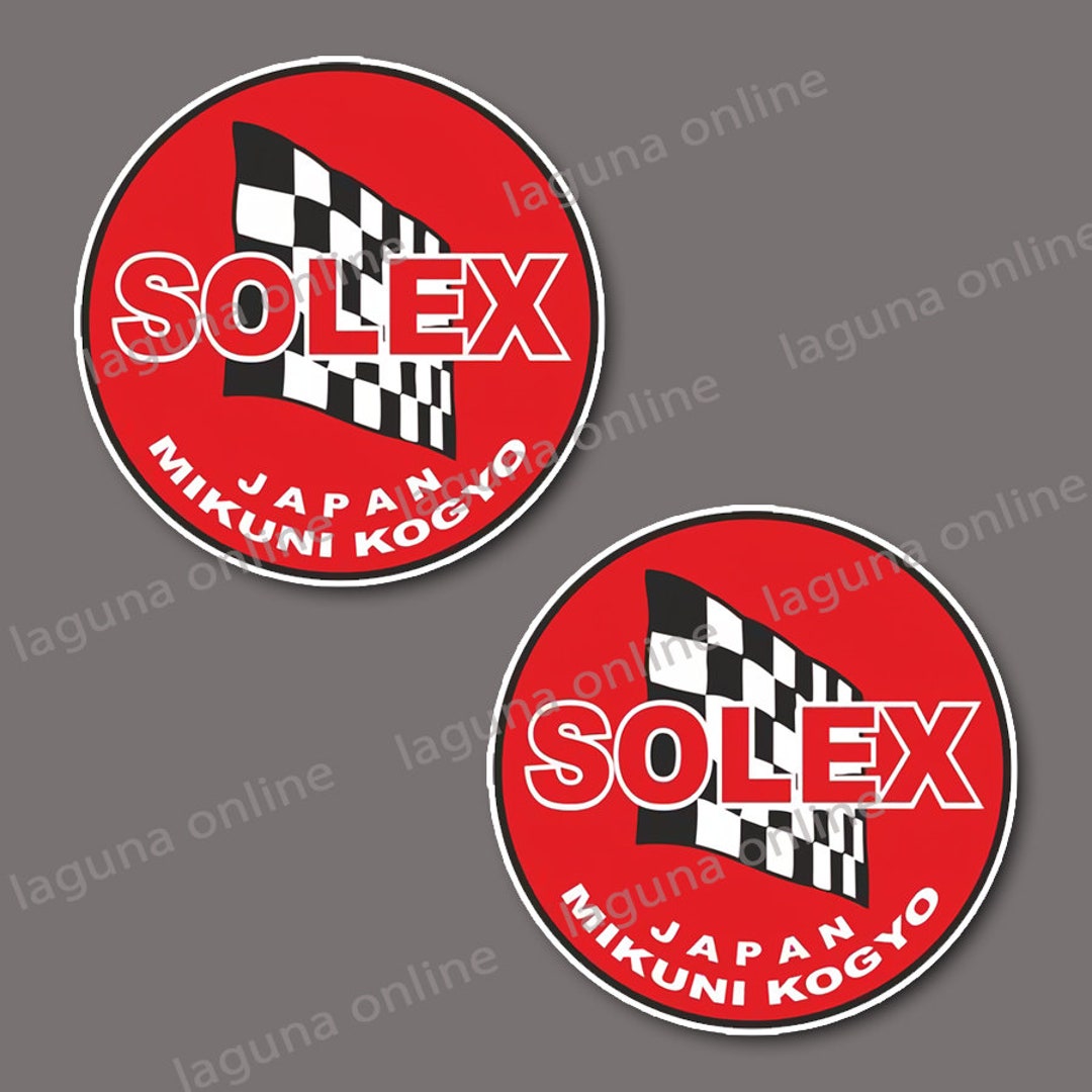 SOLEX Logo Gloss Weatherproof Decal Sticker 1 - Etsy