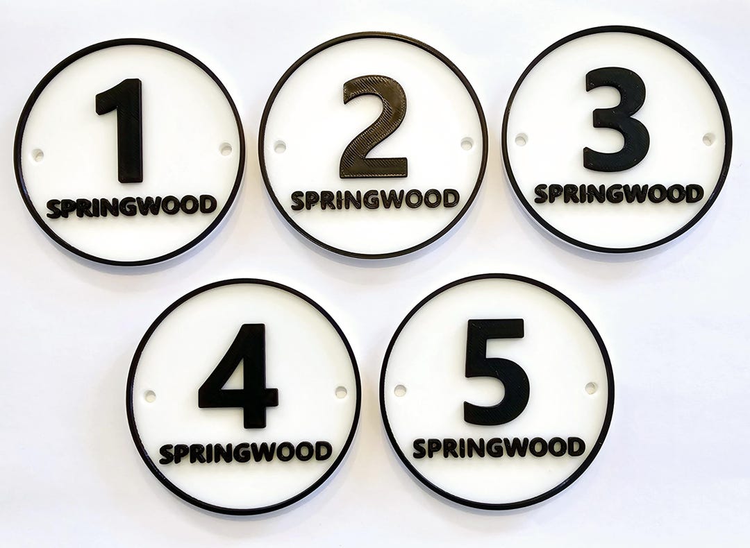 Fishing / Shooting Match Peg Post Number Disc's (custom) - Etsy