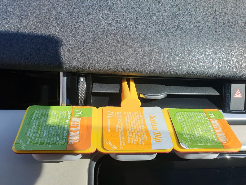Mcdonalds Dip Holder In-car Sauce Holder Tray - Triple - Etsy