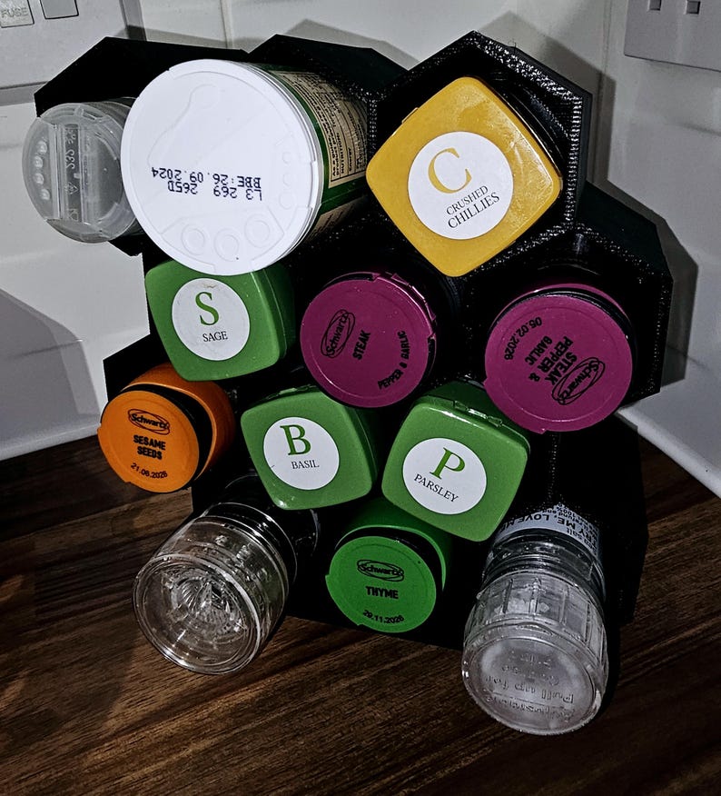 Kitchen Spice Rack - Multiple Sizes & Colours - Etsy