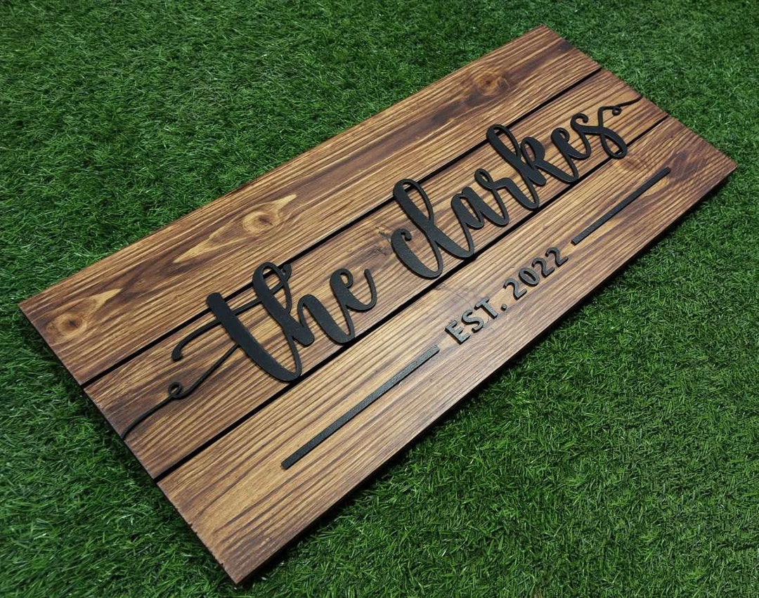 Customized Name Wood Sign for Wall DECOR Personalized Pallet - Etsy