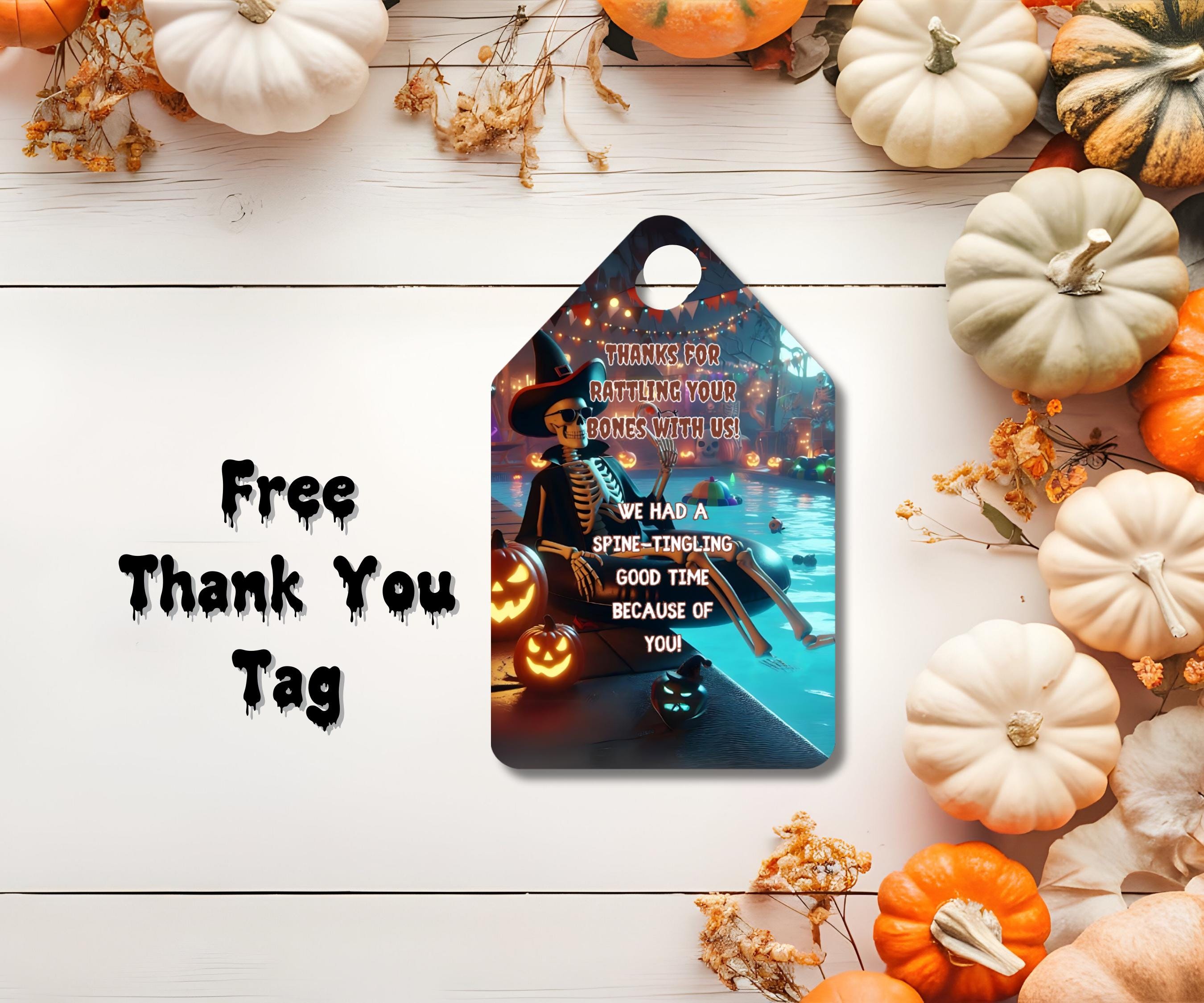 Editable Summerween Spooky Night Pool Party Invitation for Adults ...