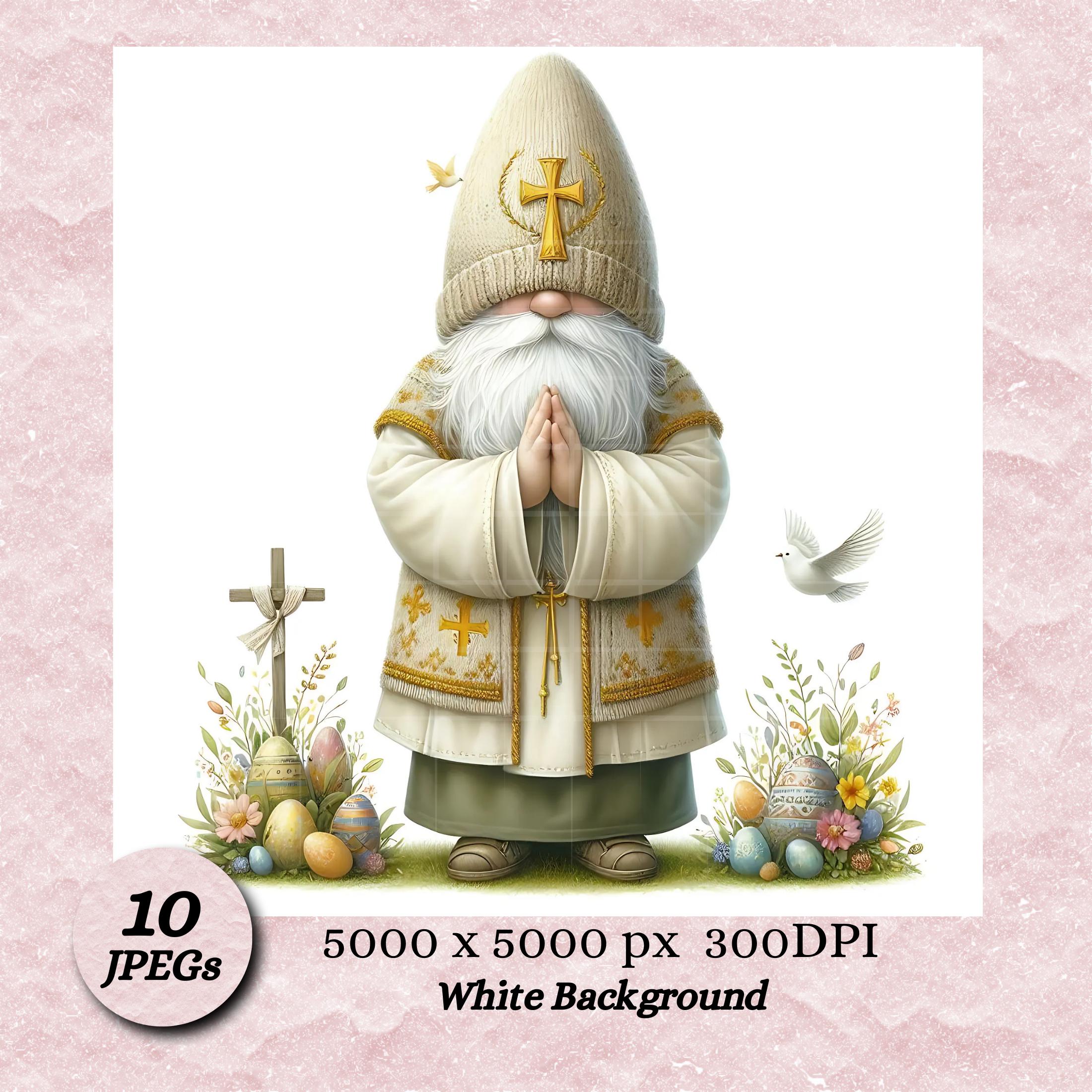 Religious Easter Clipart | Religious Gnome | Set of 10 High Quality 300 ...