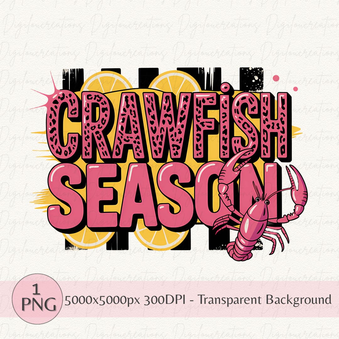 Crawfish Season Preppy PNG, Crawfish Png, Crawfish Preppy Png, Preppy ...