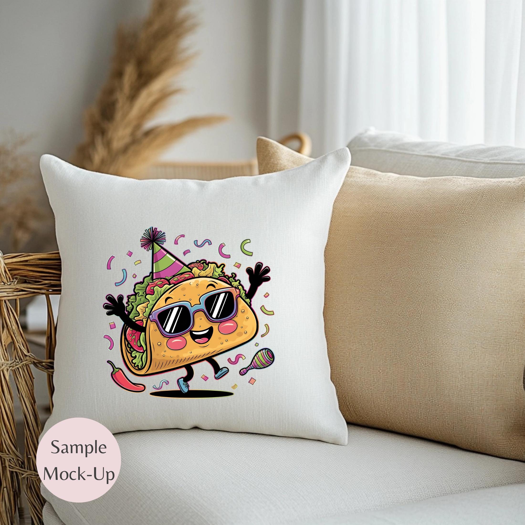 Cinco De Mayo Tacos Party PNG, Funny Mexican Food Clipart, Tacos ...