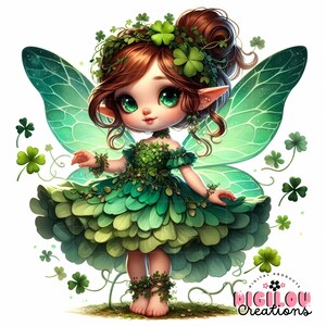 Saint Patrick Fairy Clipart | Shamrock Sprite Fairy Gnomes | Set of 10 ...
