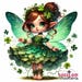 Saint Patrick Fairy Clipart | Shamrock Sprite Fairy Gnomes | Set of 10 ...