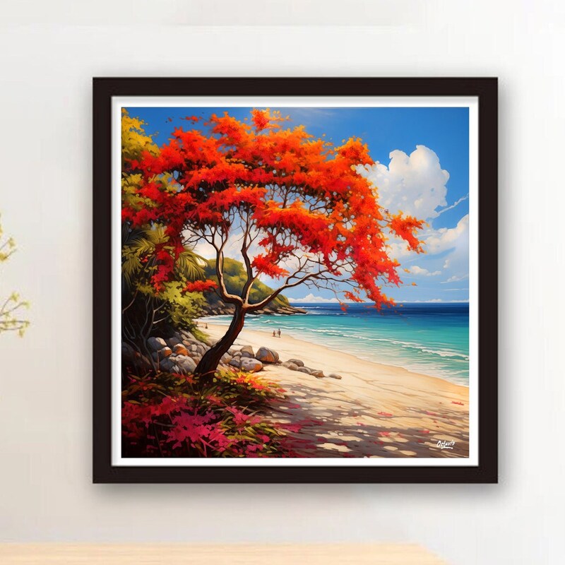 Flamboyant Tree - Etsy